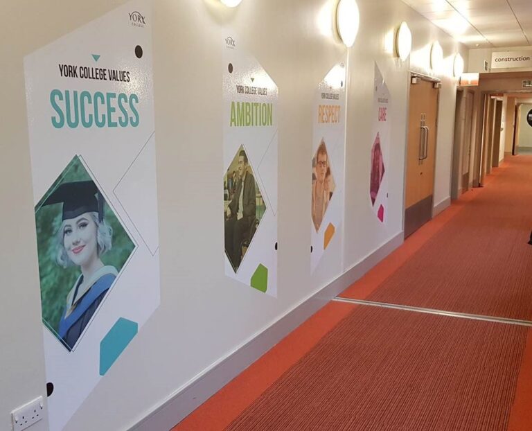 Wall graphics to suit almost any type of wall surface and location.