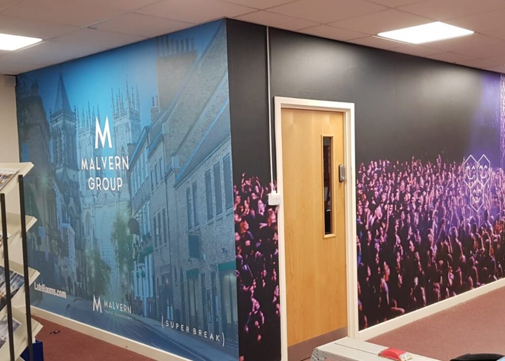 Printed wallpaper in Harrogate, bespoke wallpaper printing