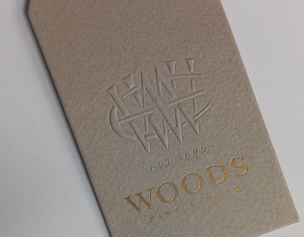 What is embossing? A special finish used to enhance printed items.