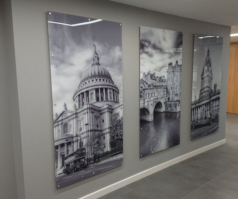 Custom acrylic signs – bespoke metal signs in Harrogate.